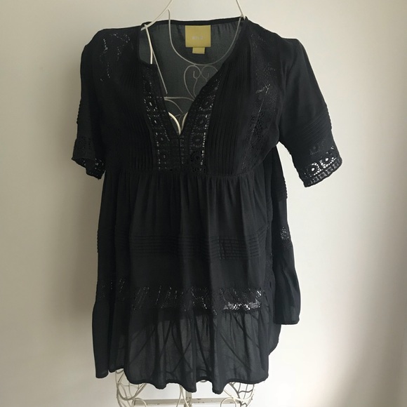 Anthropologie | Tops | Anthropologie Maeve Brand Flowy Blouse | Poshmark